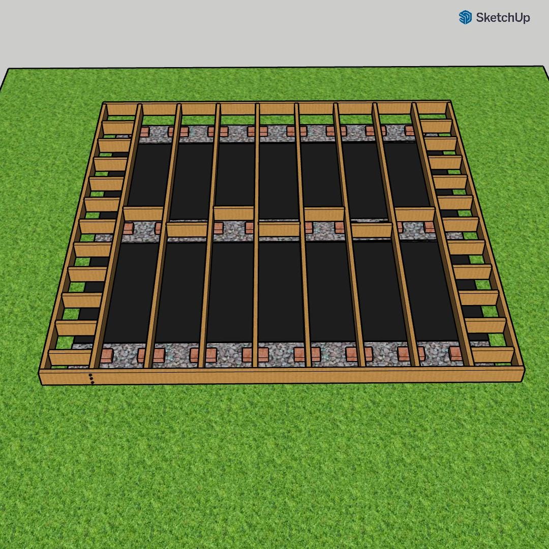 Deck Plans 12x12 - Etsy