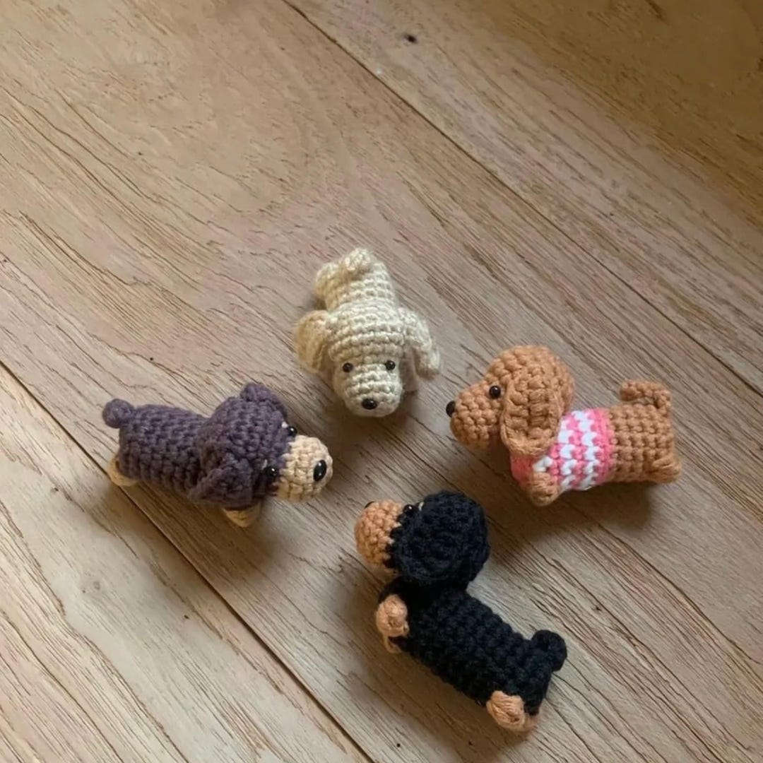 Small Puppy Crochet Pattern, Small Animal Crochet Pattern, Pdf File ...