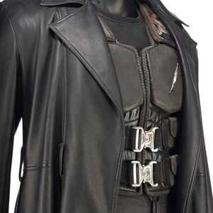 Handmade Blade Leather Trench Coat | Wesley Snipes Cosplay Costume - Etsy