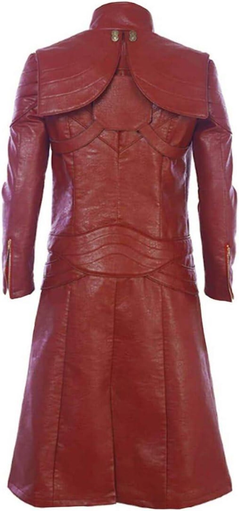 Handmade Dante Devil May Cry 3 Cosplay Coat: Maroon Leather Trench - Etsy