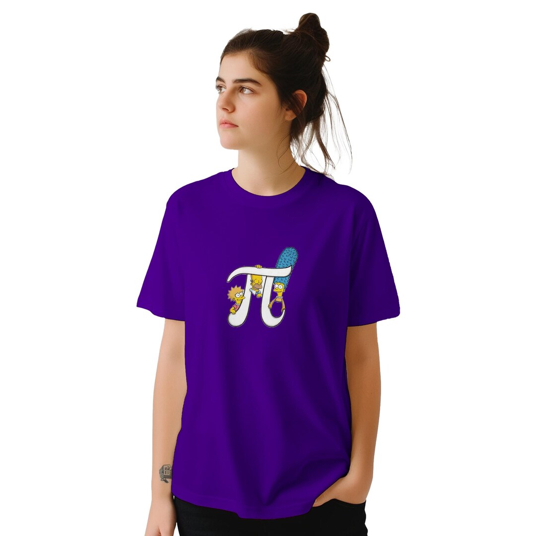 The Simpsons Number Pi Classic Unisex Crewneck T-shirt | Gildan® 64000 ...