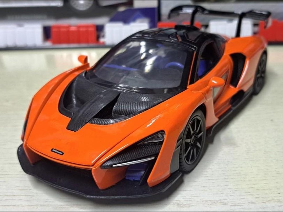 1:24 Scale Mclaren Senna Diecast Model Car – Alloy Sports Supercar With ...