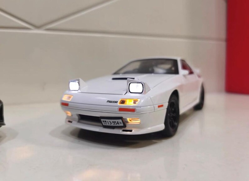 1:32 Mazda RX-7 Alloy Diecast Model Car, Pull Back Toy With Openable ...
