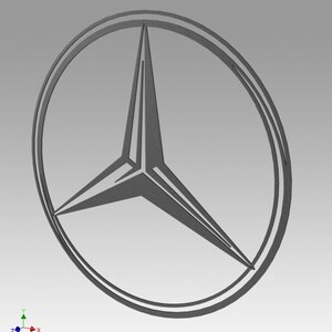 Mercedes Benz Logo DXF/SVG File - Etsy Australia