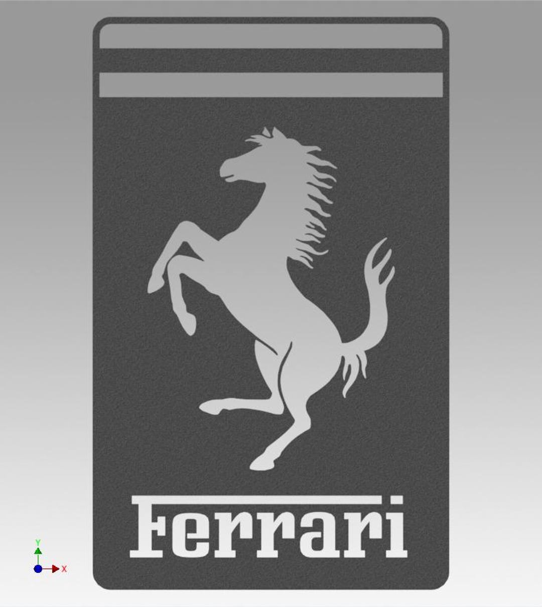 Ferrari Sign DXF/SVG File - Etsy