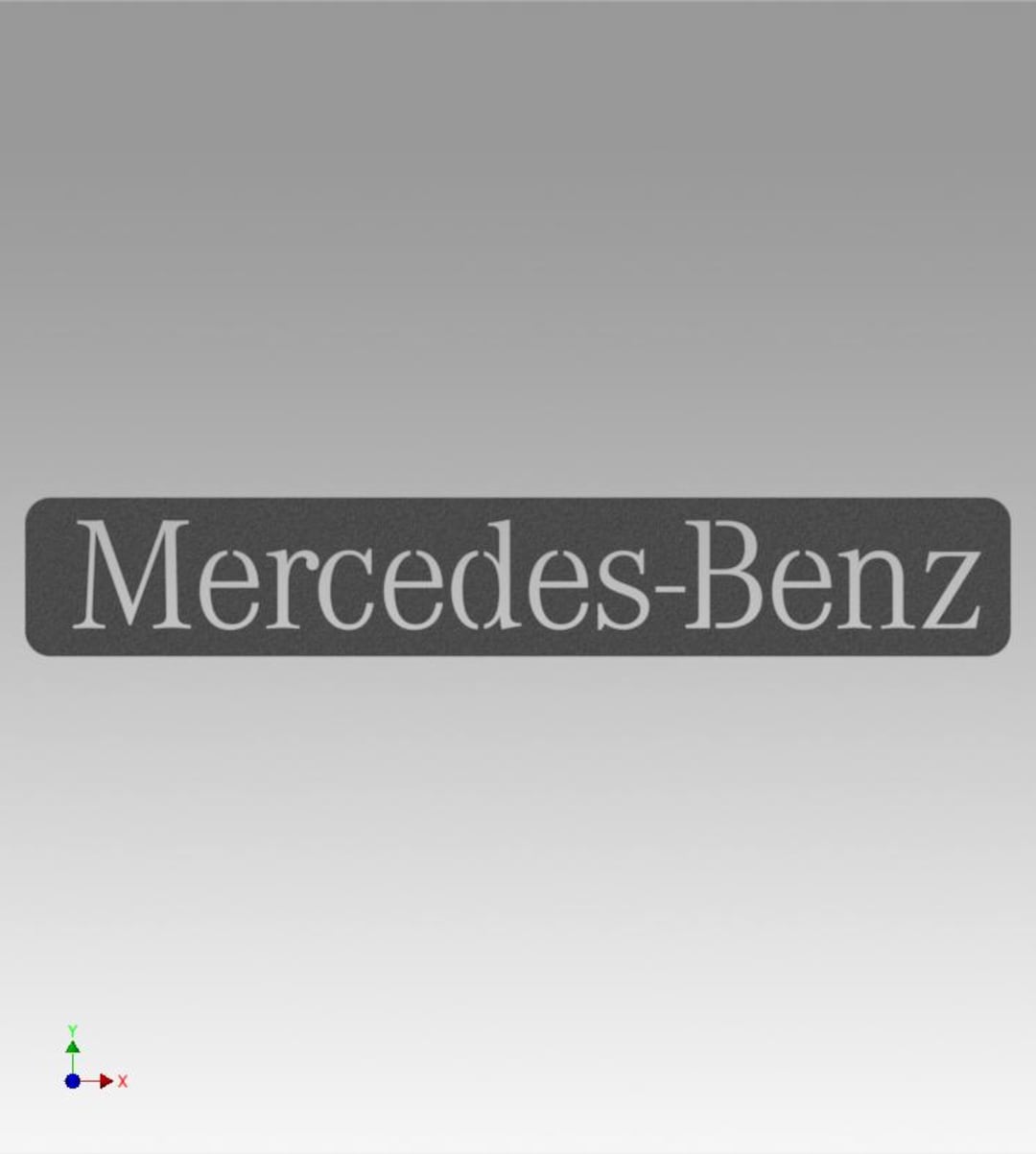 Mercedes Benz Stencil DXF/SVG File - Etsy