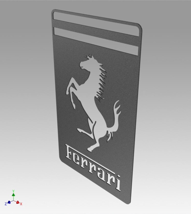 Ferrari Sign DXF/SVG File - Etsy