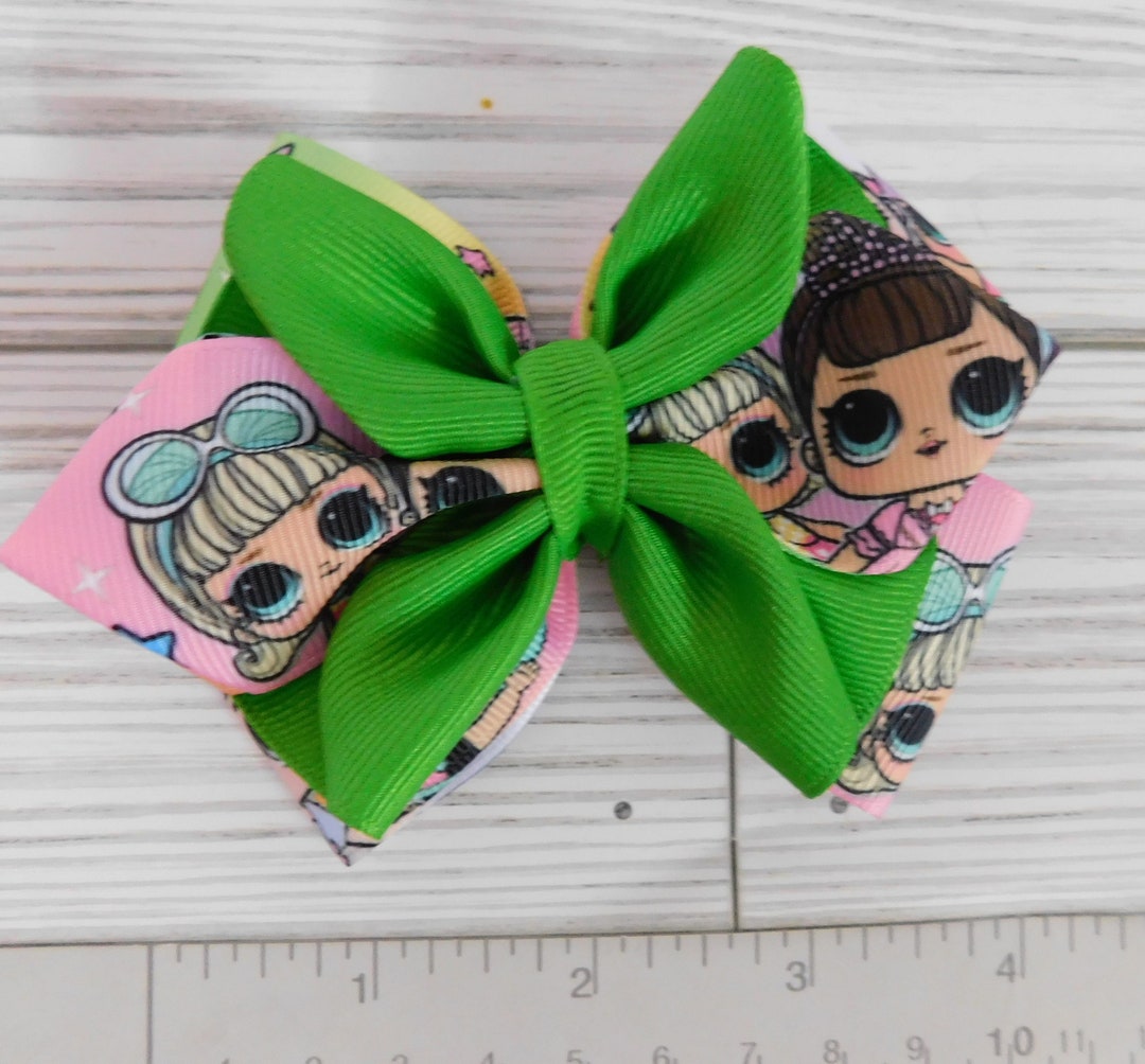 Ribbon Hair Bow/lol/girls Hair Bow - Etsy