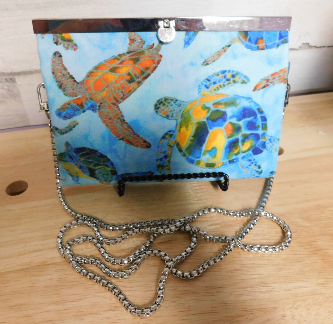 Sea Turtle Wallet/crossbody Purse - Etsy