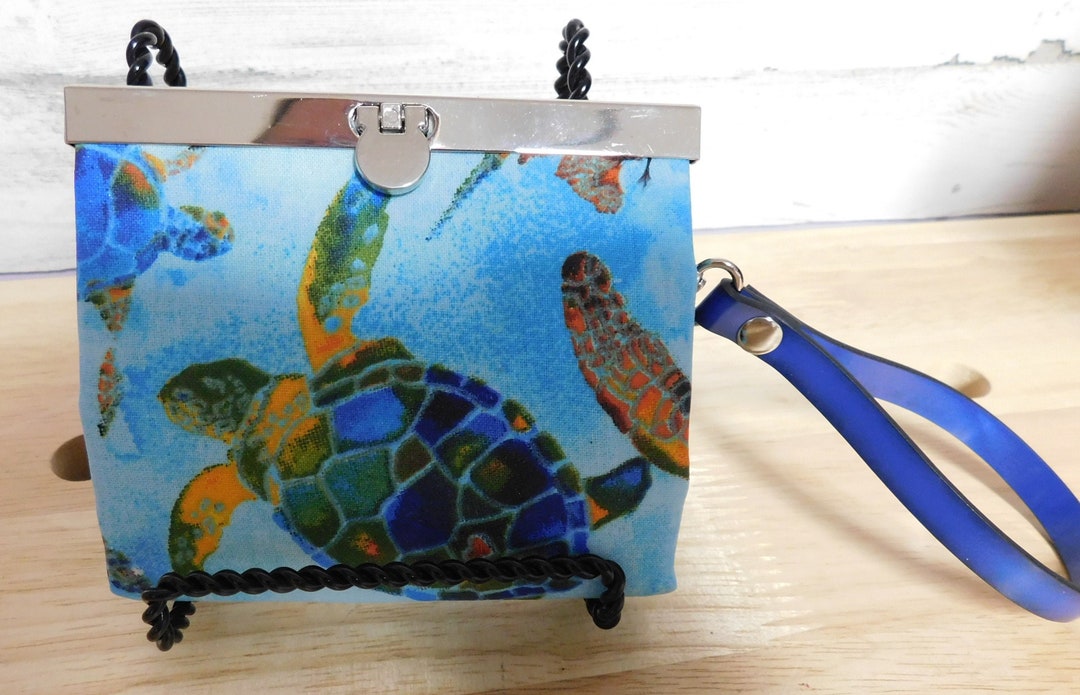 Sea Turtle Wallet/wristlet - Etsy