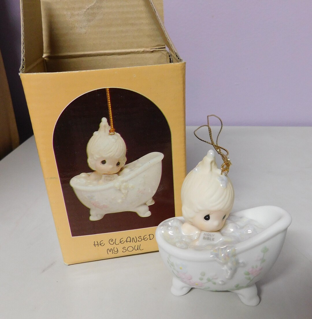 Precious Moments "he Cleansed My Soul" Figurine - Etsy
