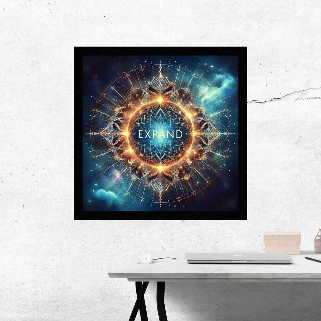 Spiritual Wall Art Set – Align, Release, Expand | 3-piece Energy ...