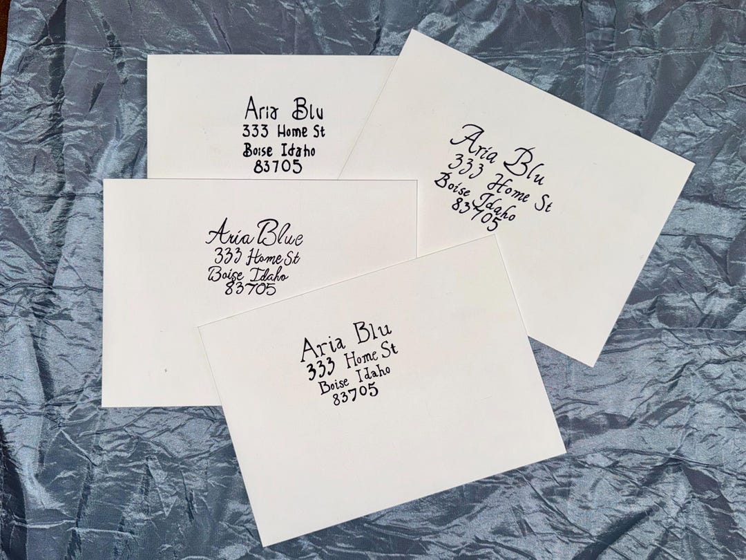 Custom Handwritten Invitations, Envelopes - Etsy