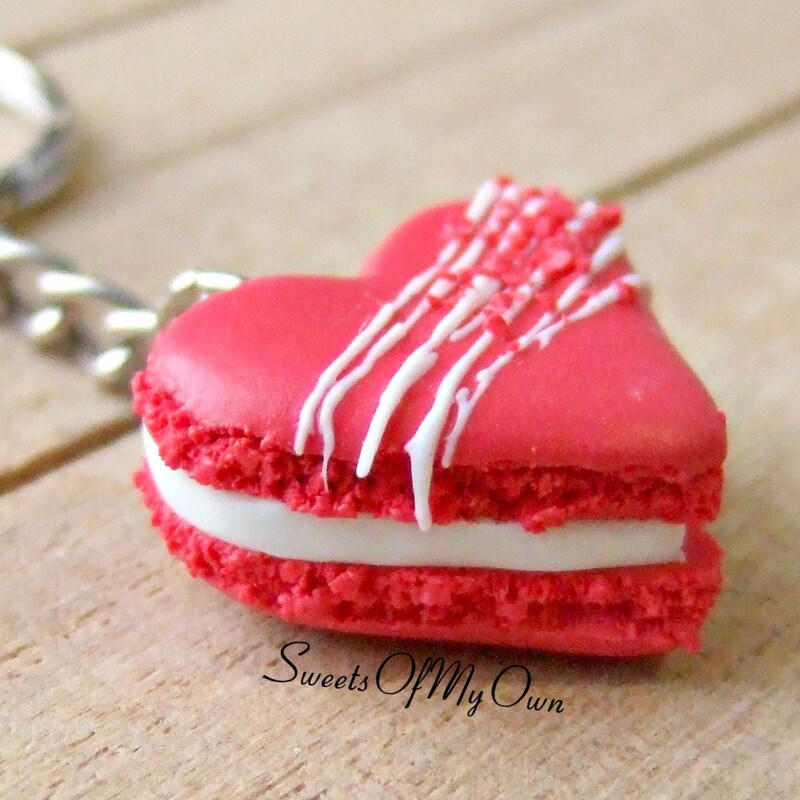 Heart Macaron - Etsy
