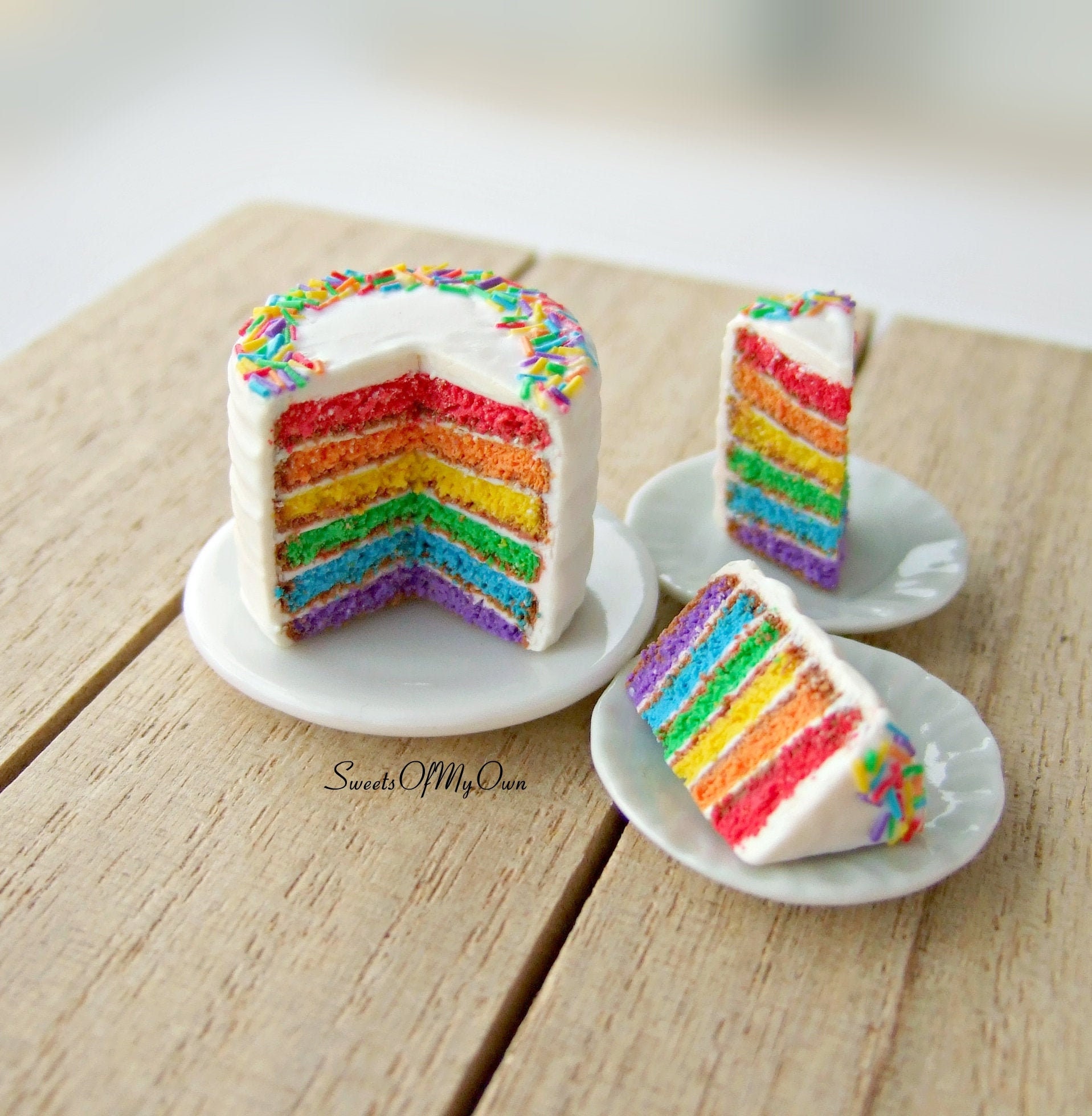 Dolls & Miniatures Beautiful Cakes Decals 12th Scale-Miniature Decals ...