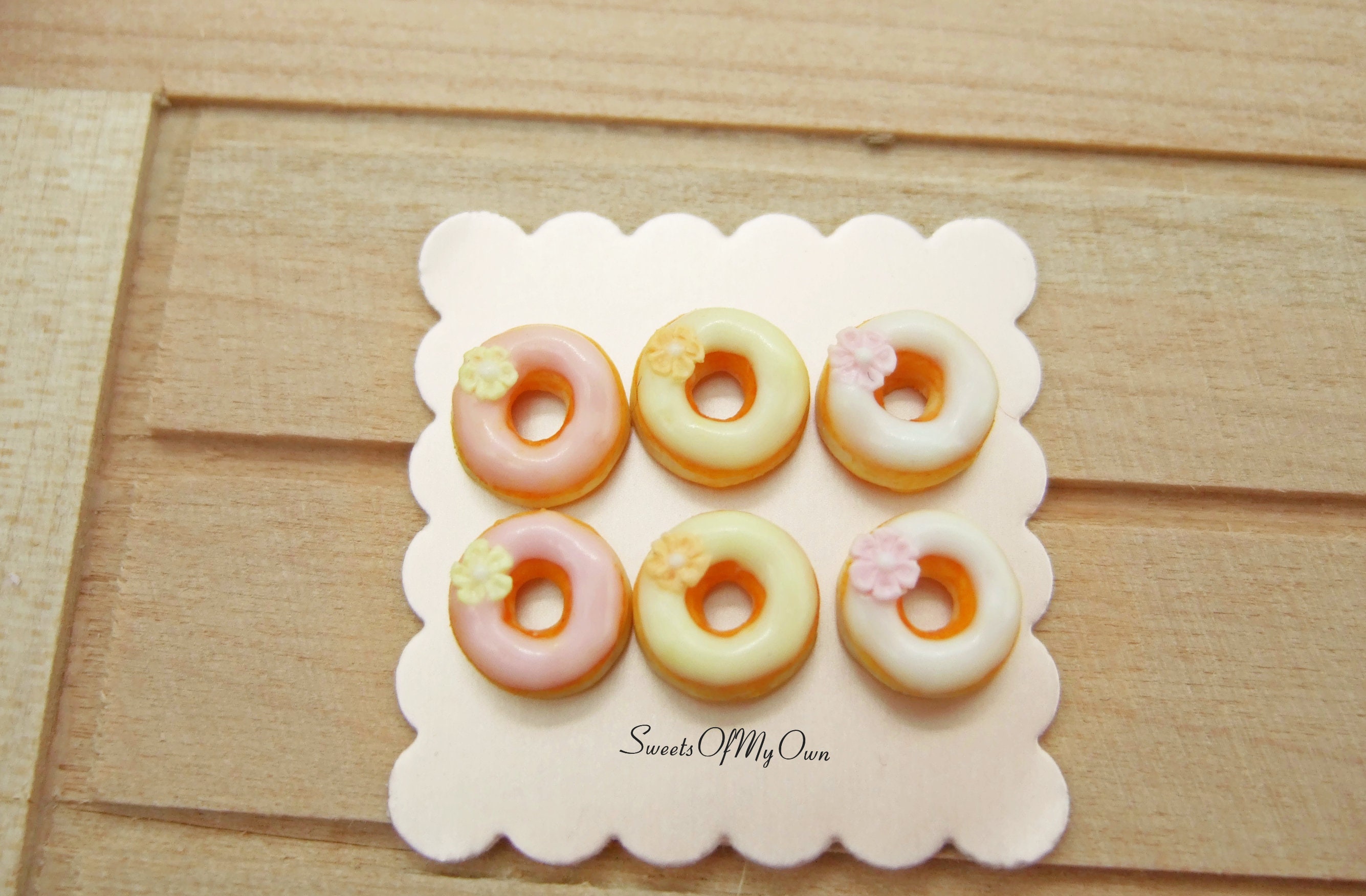 Miniature Doughnuts Spring Flower Theme Easter Item Dolls - Etsy