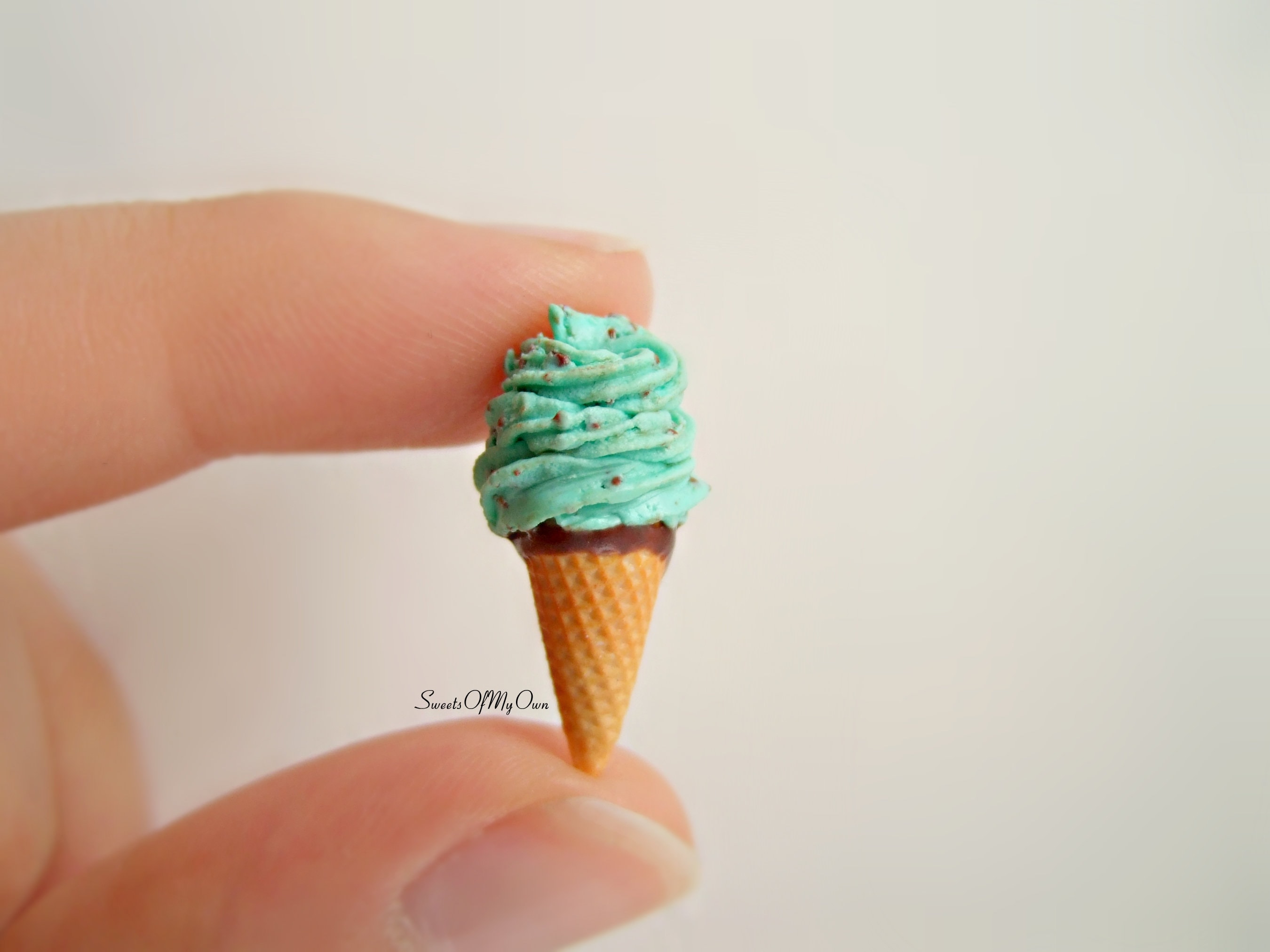 Miniature Ice Cream Stand Set Mint Chocolate Neapolitan | Etsy