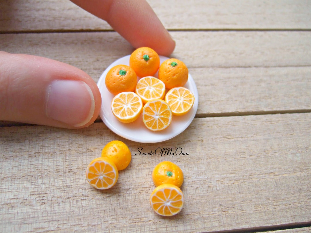 Miniature Oranges Dolls House Miniature Food Bakery Item - Etsy