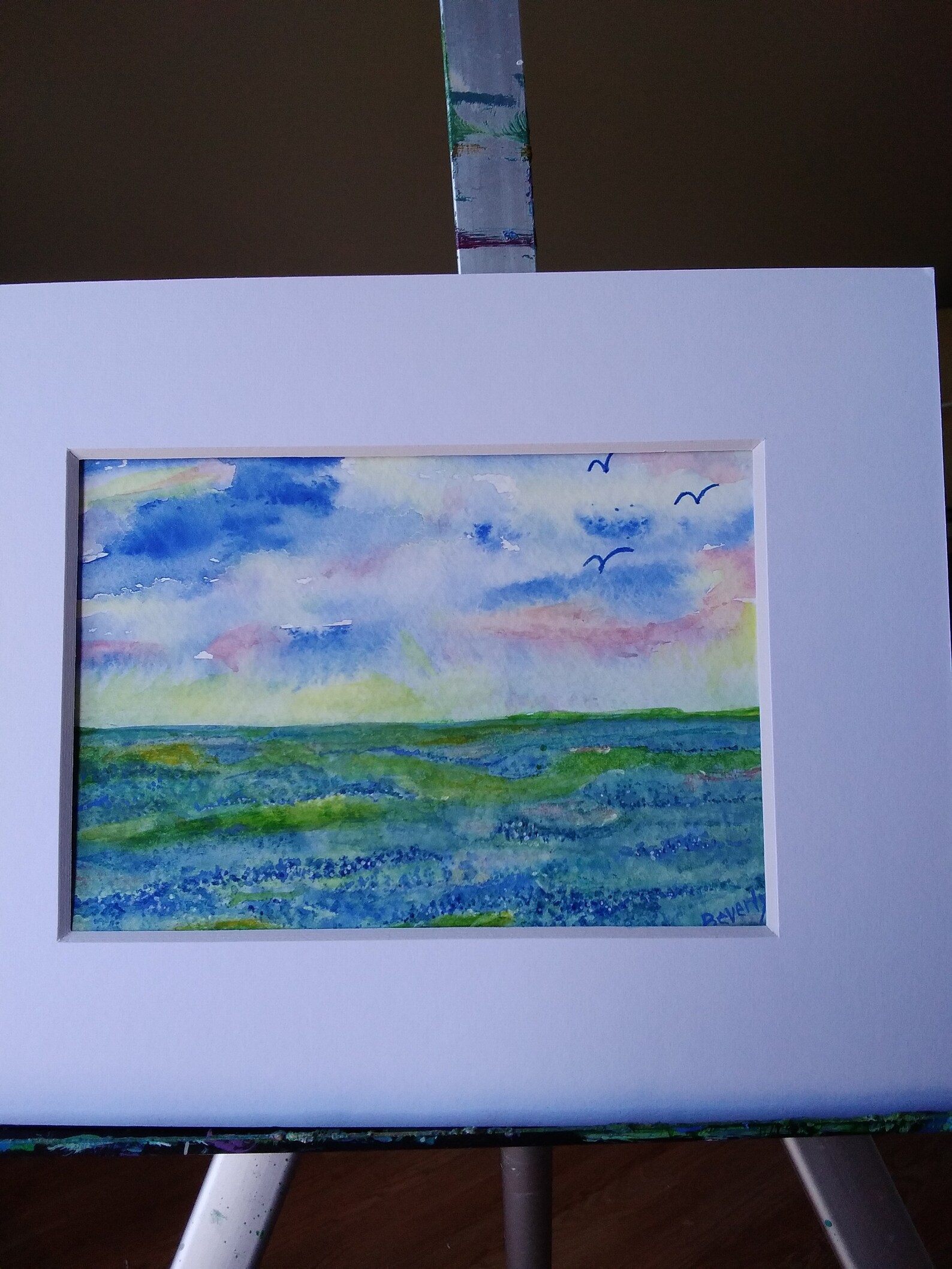 Texas Bluebonnets Original Watercolor Bluebonnet Art Etsy