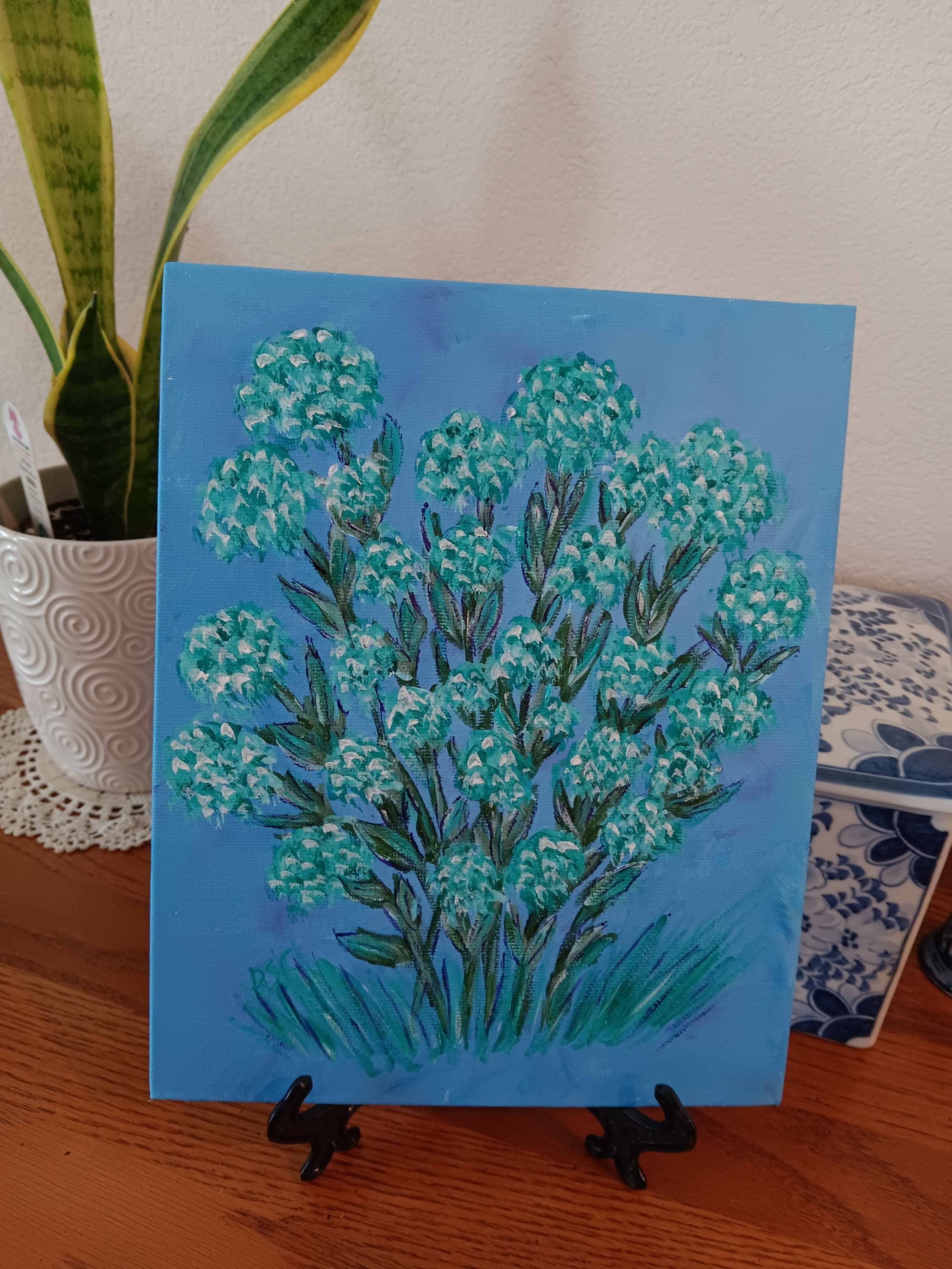 Original Painting/ Acrylic Art/flower Art/home Decor/ Art /wall Hanging/contemporary Art/modern ...