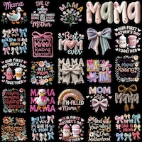 Mother's Day Clipart -personal and Limited Commercial Use- Cute Mom ...