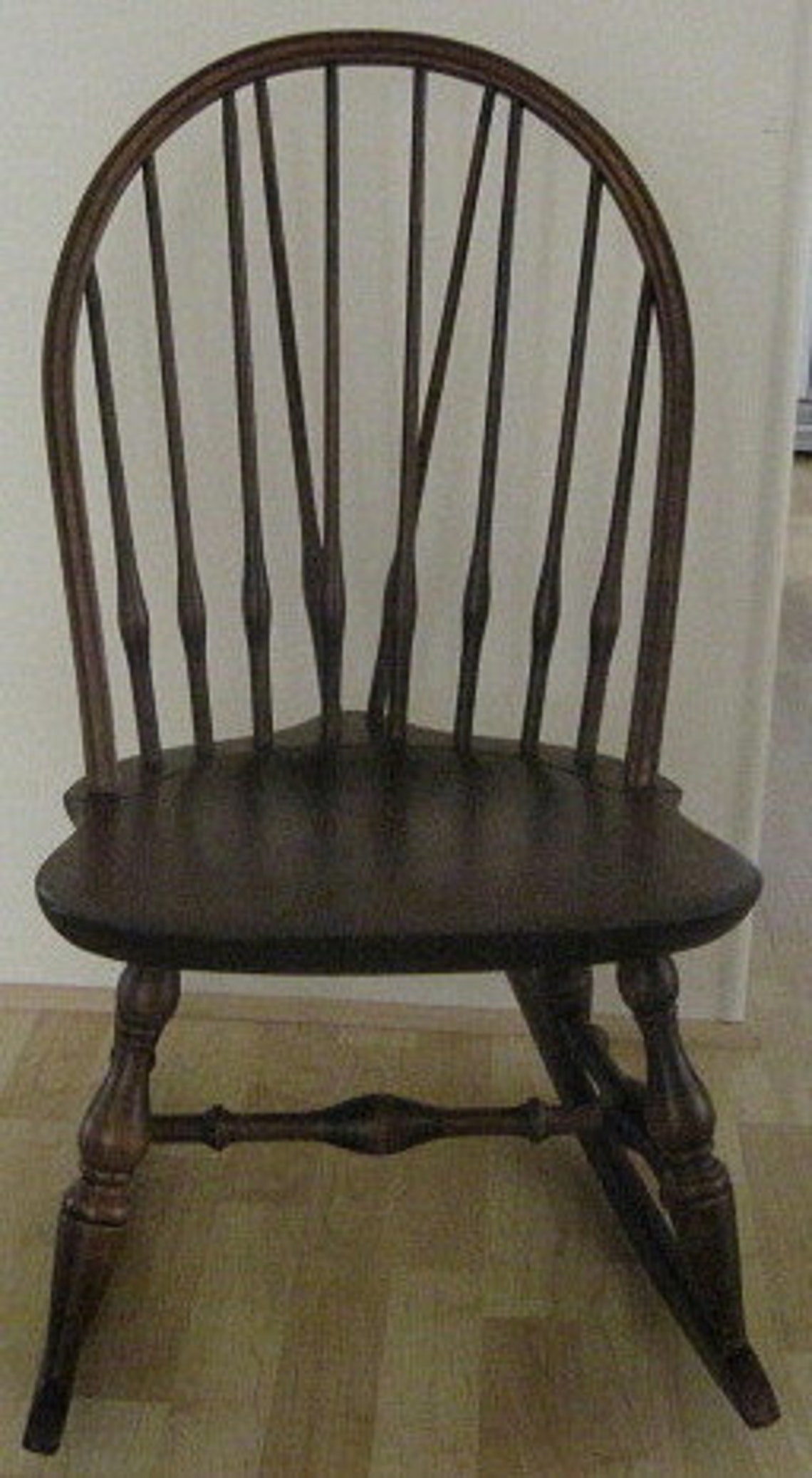 Nichols & Stone Brace Back Windsor Rocking Chair | Etsy