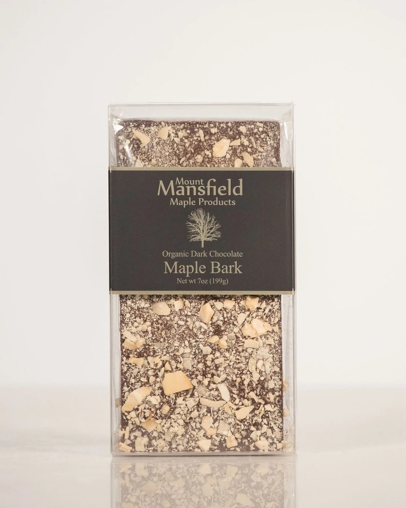 Mansfield Maple Chocolate Bark Candy-7oz Gift Box choice of - Etsy