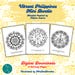 Filipino Mandala Inspired Mini Bundle Edition 4 - Printable Coloring ...