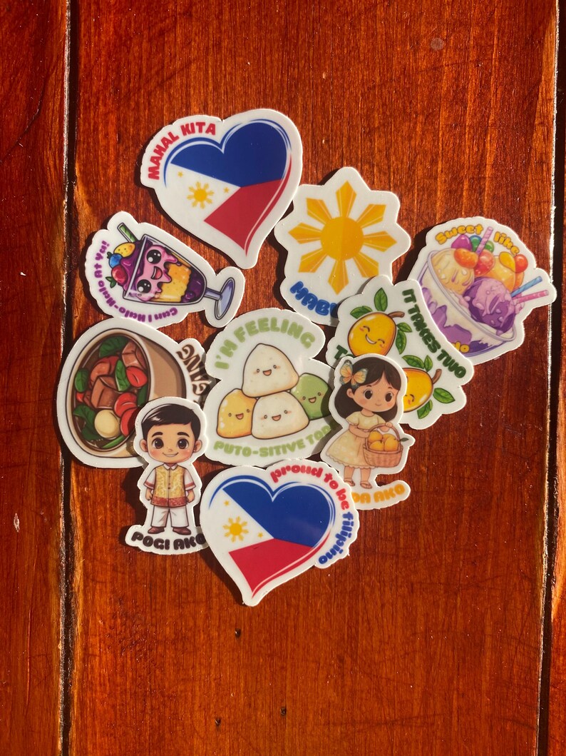Filipino Stickers | Cute Filipino Food Stickers | Pinoy Pride Vinyl ...