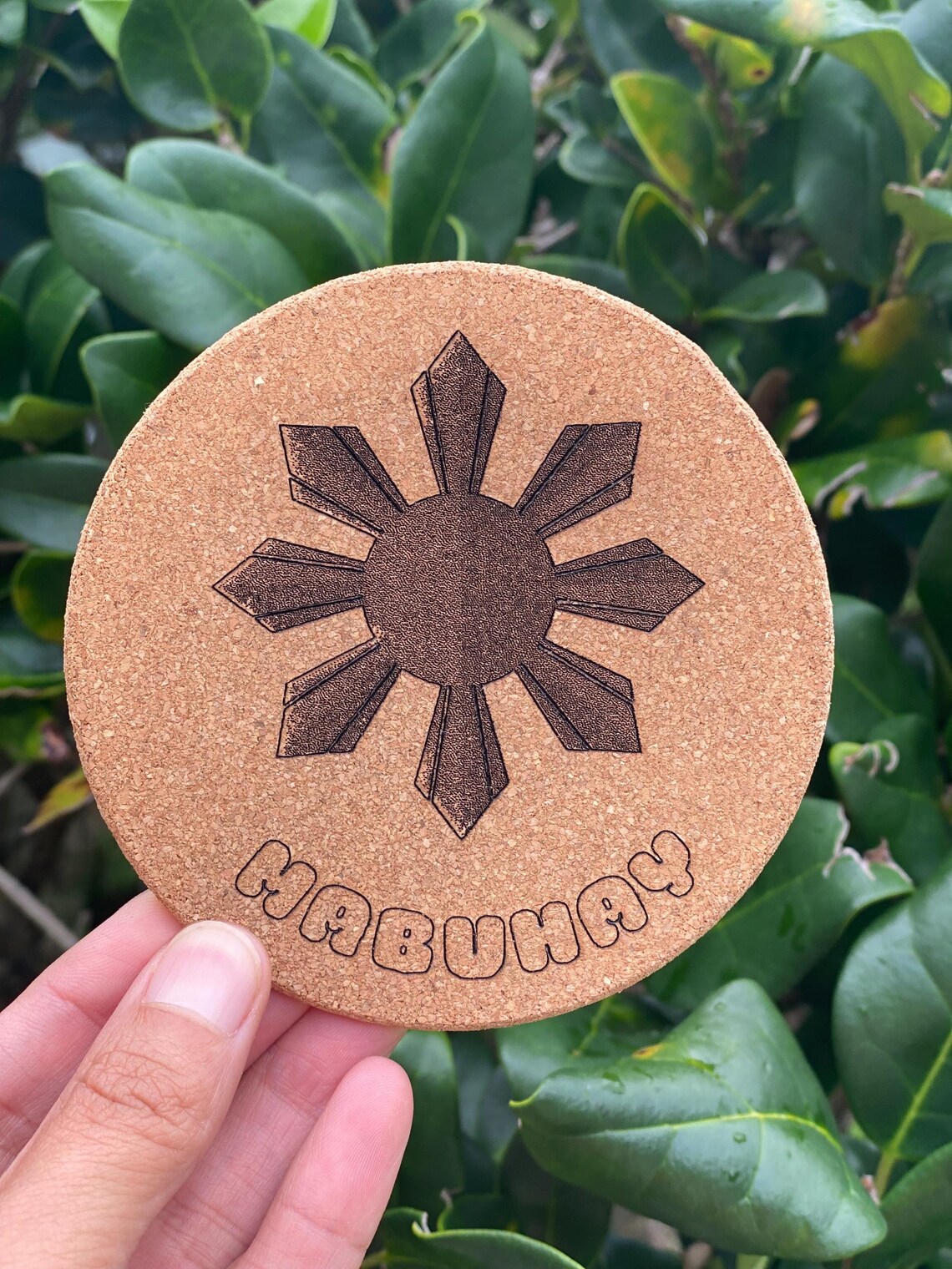 Filipino Cork Coasters Set – Single or 4-pack | Pinoy Pride Drink ...