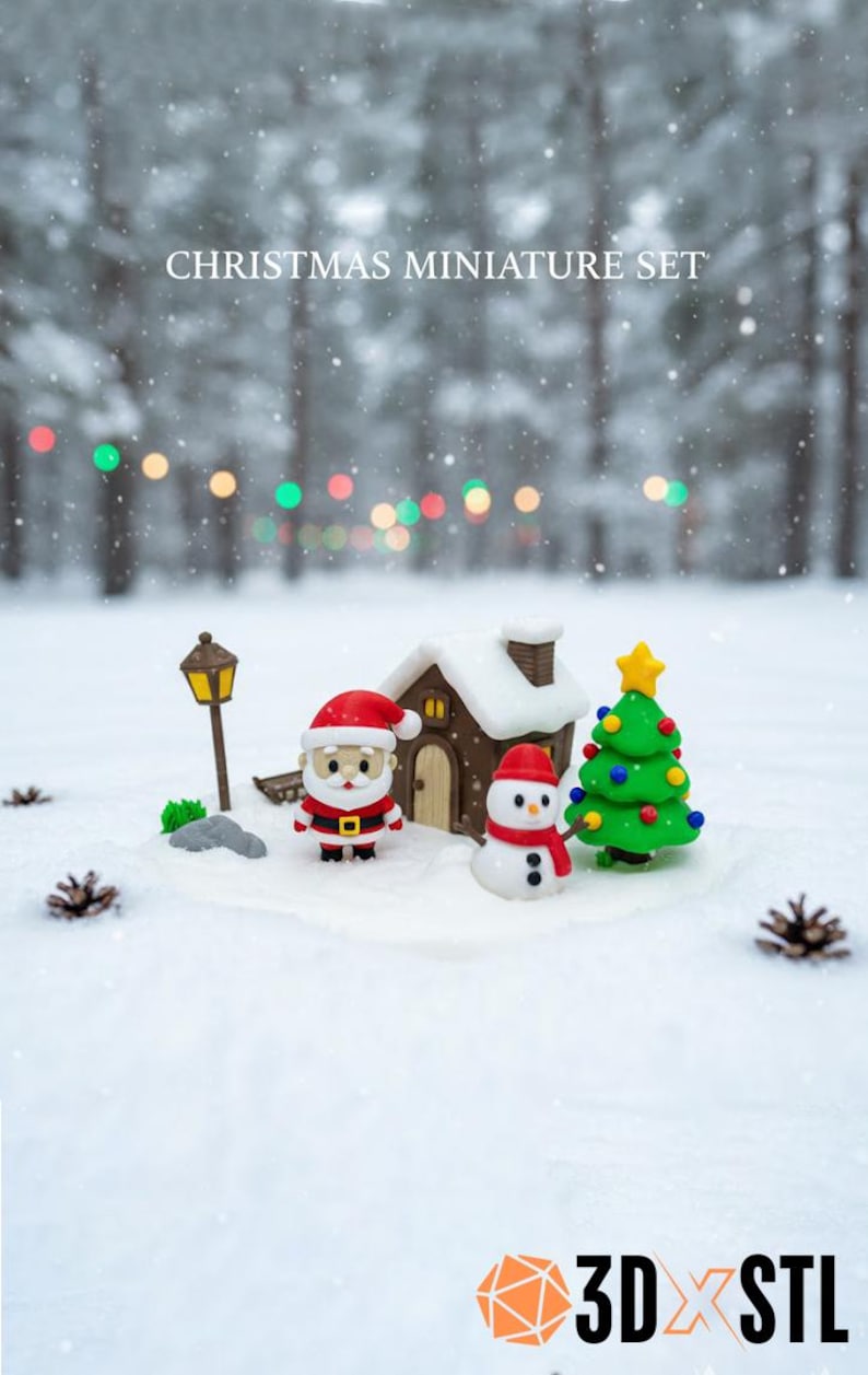 100+ Christmas 3D Print Files STL and 3MF Ultimate Holiday Model Bundle ...