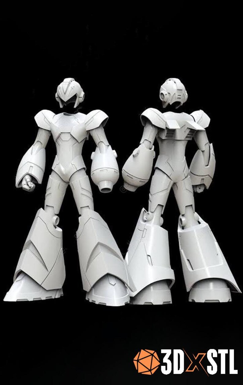 Blue Cyber Armor STL Files | 3D Printable Futuristic Cosplay Suit ...