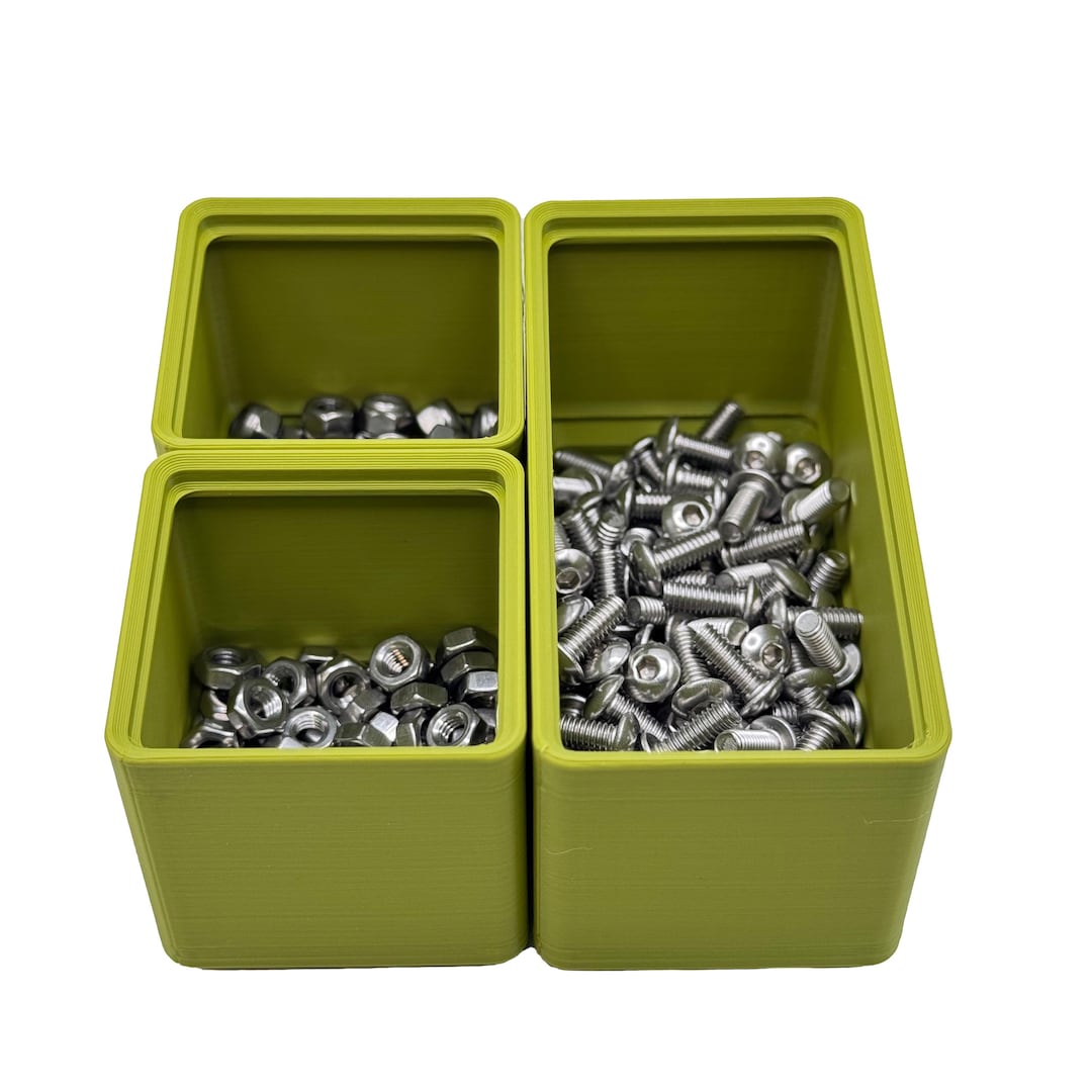 Gridfinity Lite 1x2 Small Parts Bins for Home, Hobby or Shop - Etsy