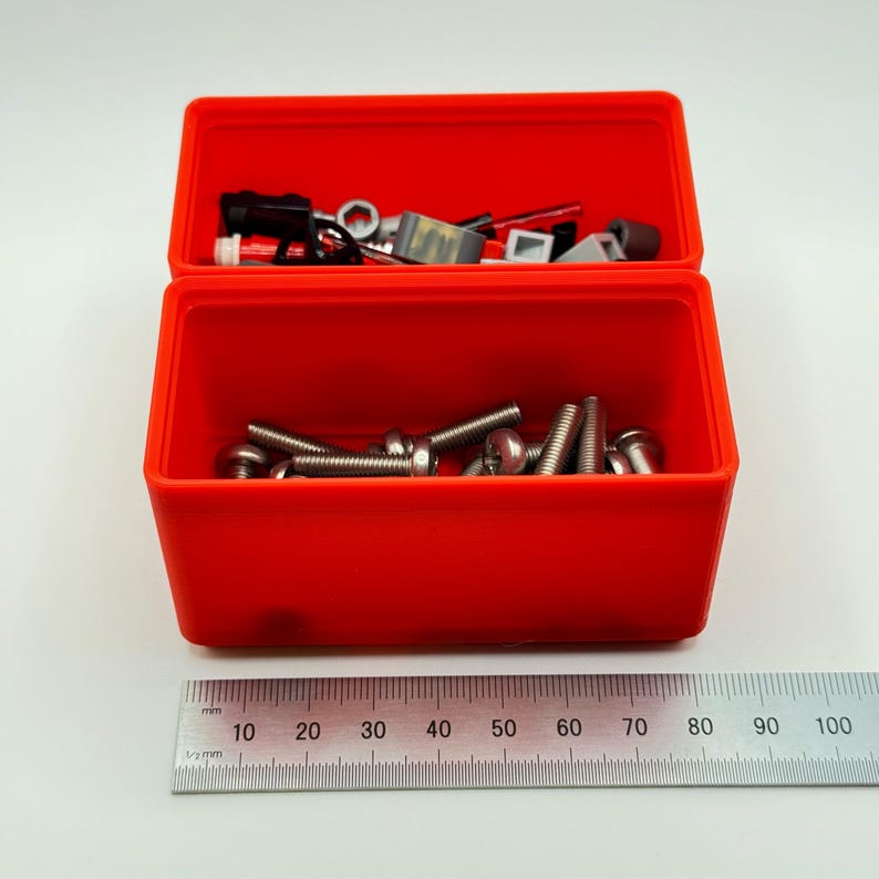 Gridfinity Lite 1x2 Small Parts Bins for Home, Hobby or Shop - Etsy