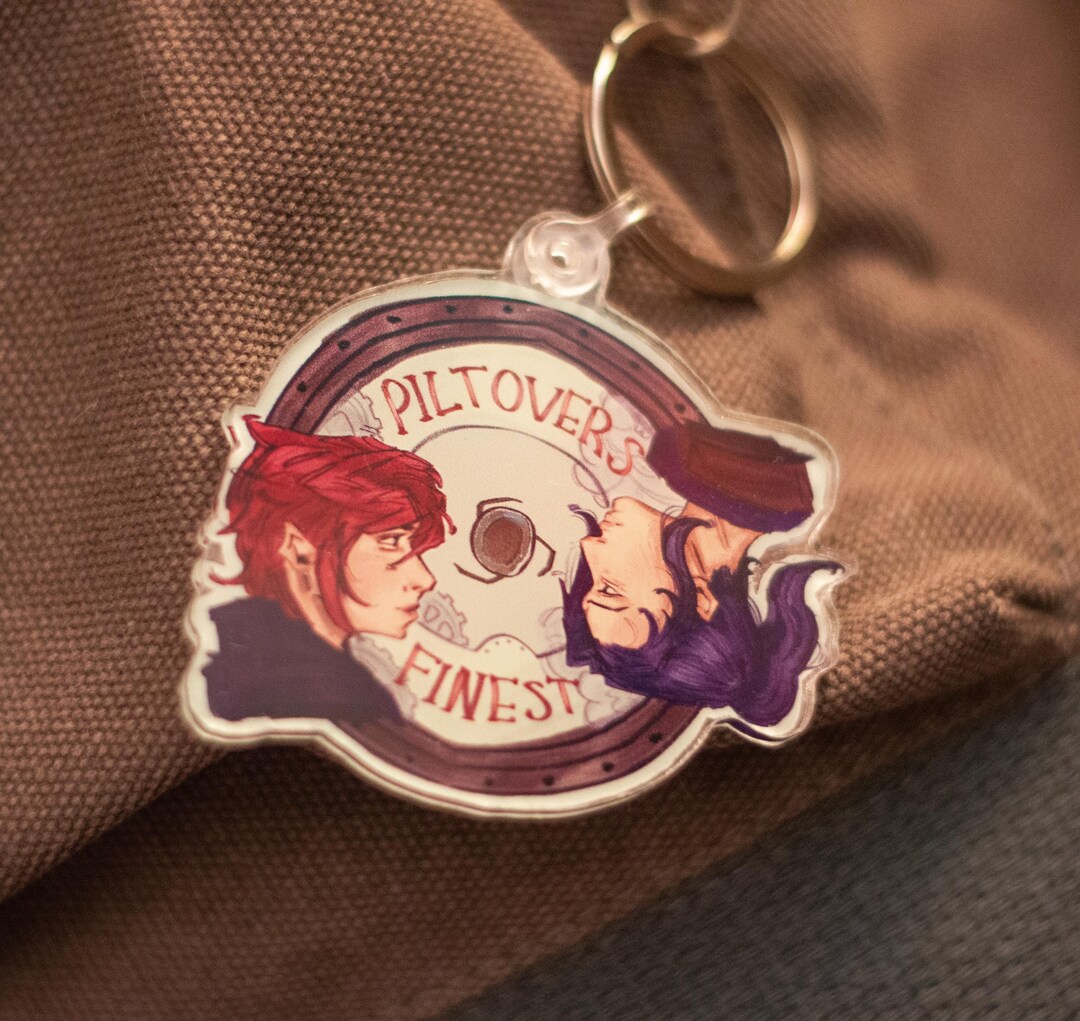 Arcane Keychain Vinyl Fanart | Caitlyn and Vi | Caitvi | Piltovers ...