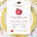 Teacher Graduation Invitation, Editable Big Heart Teach Little Minds ...