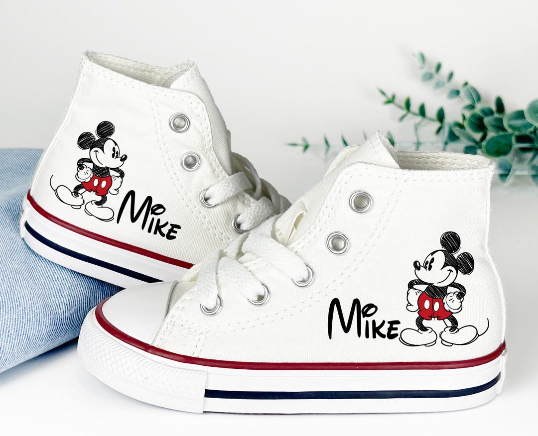 Sketch Classic Mickey Mouse Converse, Disney Mickey Mouse Birthday Boy ...