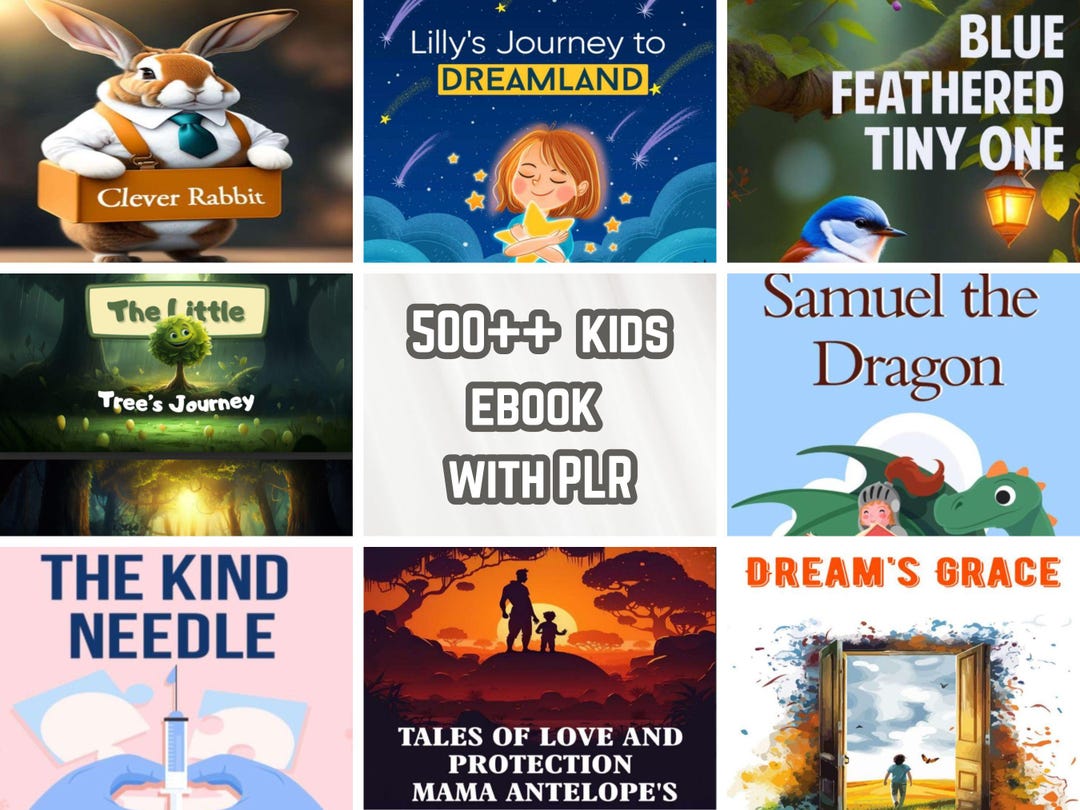 Children Book With Illustrations, Digital Storybook for Kids, PLR ...