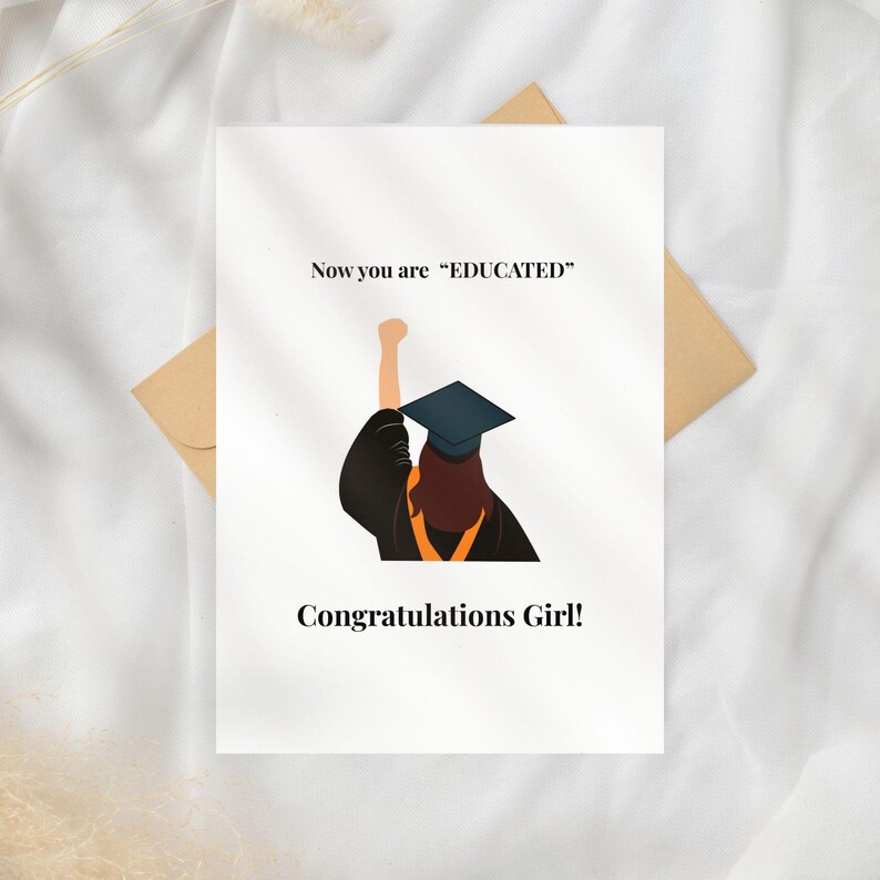 Printable Graduation Card, Graduation Gift, 2025 Graduate ...