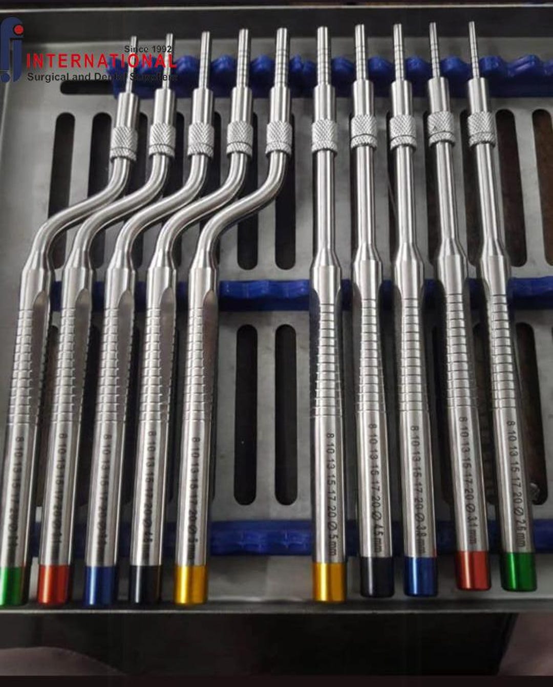 Dental Osteotome Sinus Lift Set/kit With Cassette Premium Surgical Instruments for Implantology ...