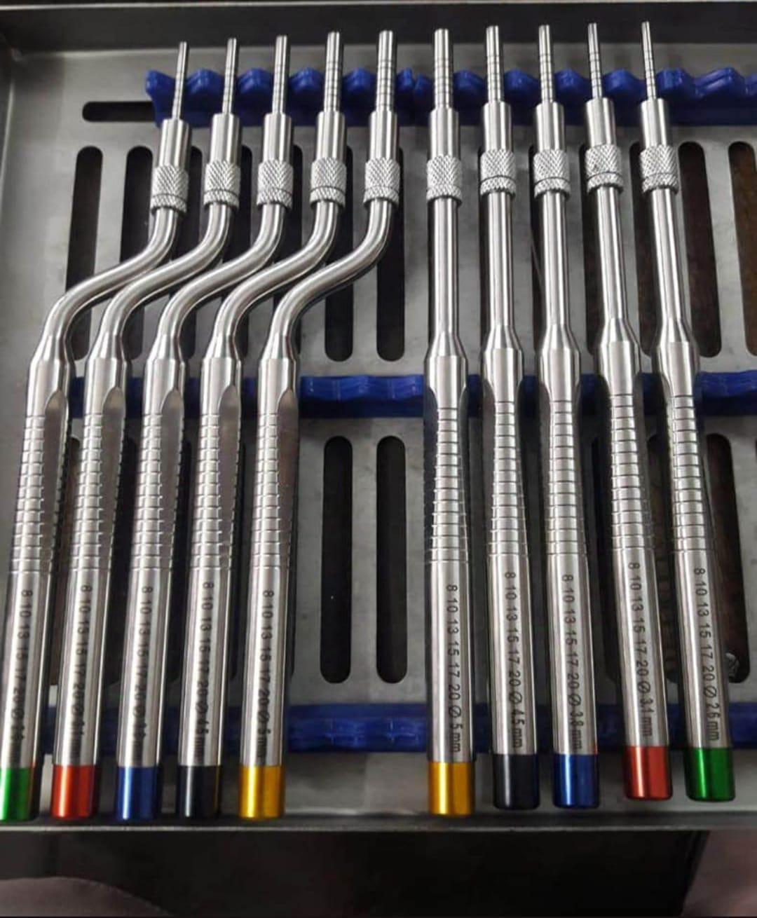 Dental Osteotome Sinus Lift Set/kit With Cassette Premium Surgical ...