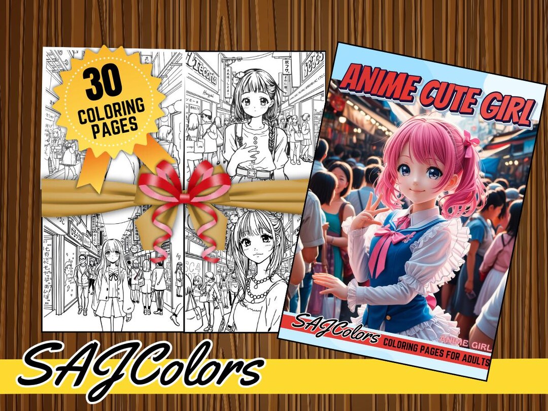 30 Anime Decora Coloring Pages | Kawaii Aesthetic Digital Download ...
