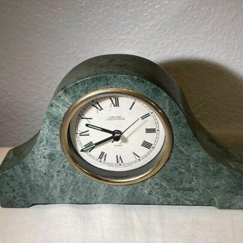 Marble Clock - Etsy