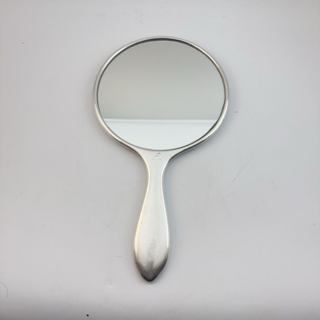 Alvin Sterling Silver Handheld Mirror Engraved 1890 9.3oz of Pure ...