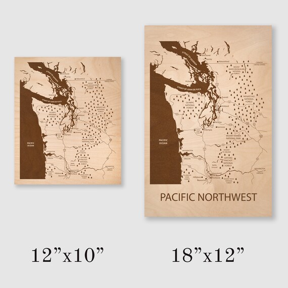 Home Decor Home & Living Wall Decor Washington Map on Genuine Reclaimed ...