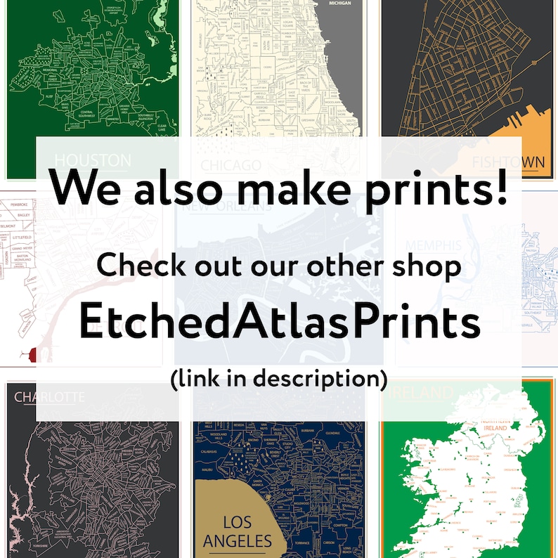 Philadelphia Main Line Map Customizable Engraved Wood Art | Etsy