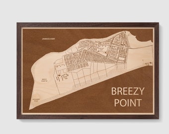 Map of Breezy Point Queens - Etsy