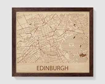 City Map With Frame - Etsy
