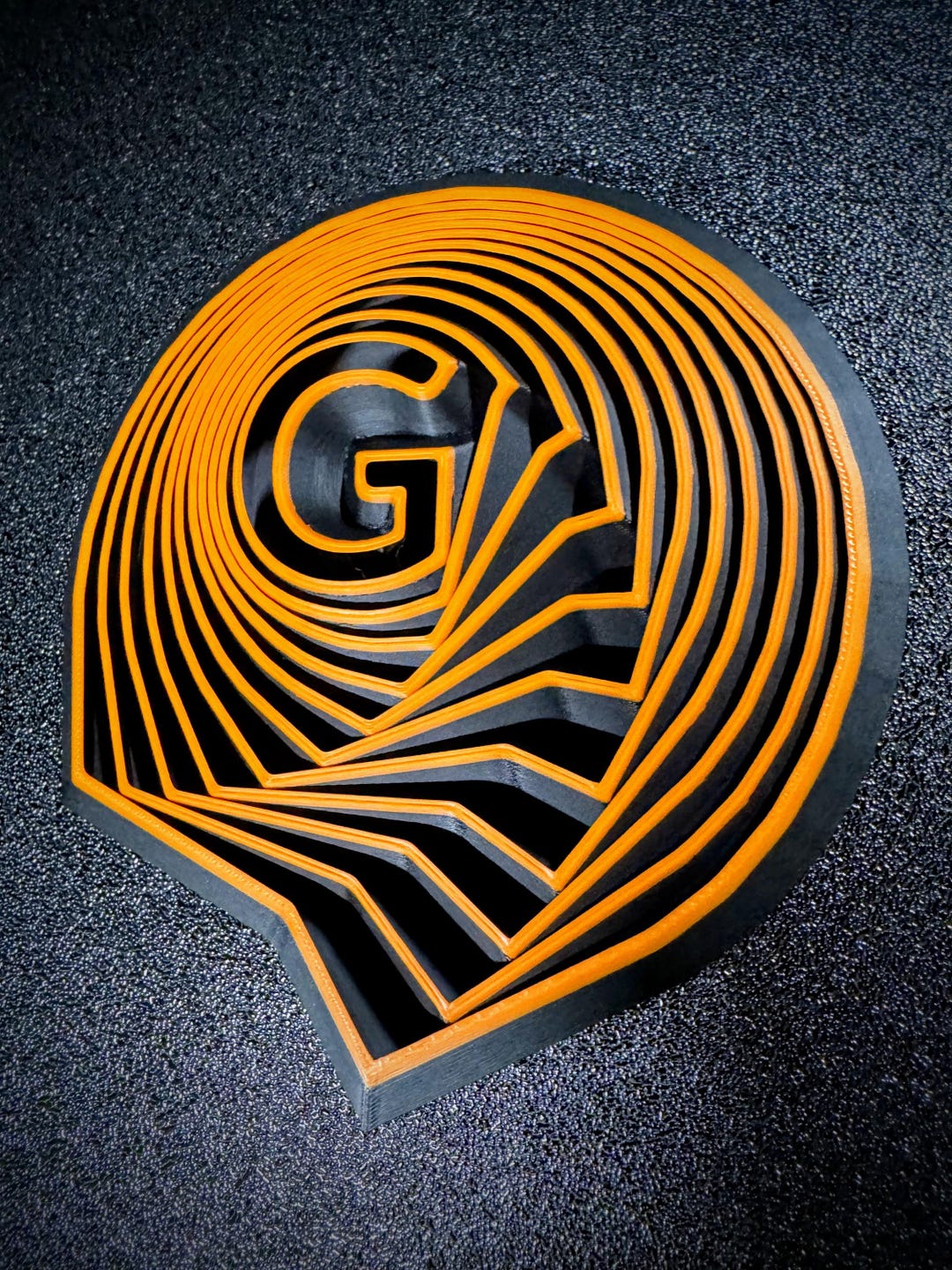 Personalized Letter G Fidget Large - Custom Gift - Single Initial - 3D ...