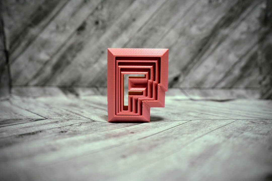 Personalized Letter F Fidget – 3D Printed Mini Toy - Etsy